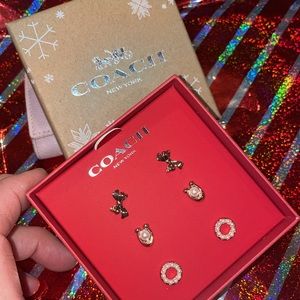 Coach | Jewelry | 3 Piecesset Coach Earring | Poshmark
